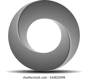 Ilustrasi Stok Mobius Strip Ring Sacred Geometry Spatial 1522952066 ...