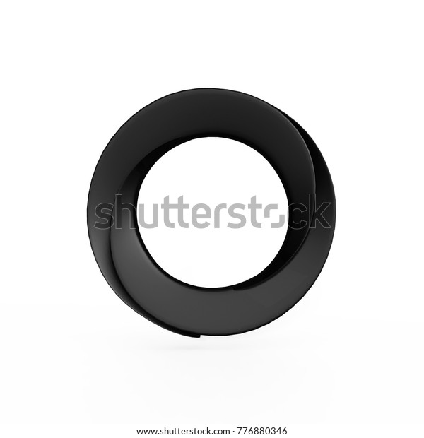 Impossible Circle Sign Optical Illusion 3d Stock Illustration 776880346 ...