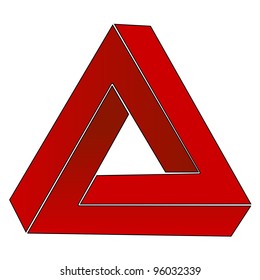 8,278 Optical illusion triangle 3d Images, Stock Photos & Vectors ...