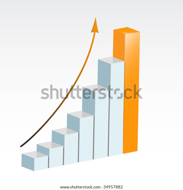 Increase Diagram Illustration Stock Illustration 34957882 | Shutterstock