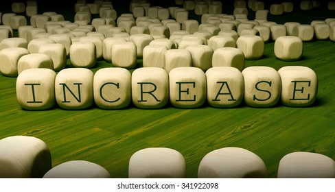 Increase Word Stock Illustration 341922098 | Shutterstock