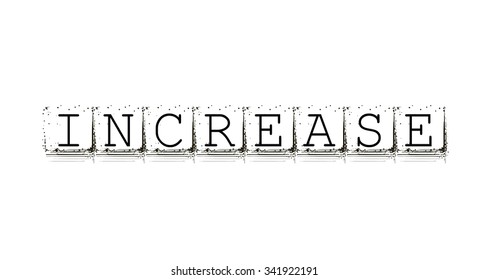 Increase Word Stock Illustration 341922191 | Shutterstock