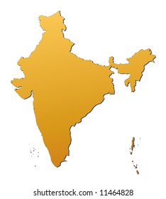 798 India map gold Images, Stock Photos & Vectors | Shutterstock