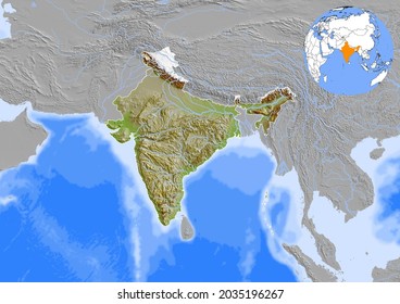 336 3d Physical Map Of India Images, Stock Photos & Vectors | Shutterstock
