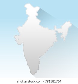 There Map India Country Stock Vector (Royalty Free) 53381059 | Shutterstock