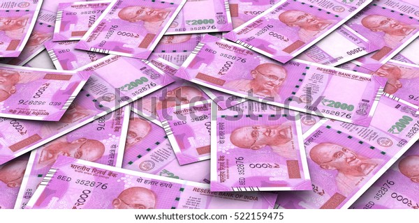 Indian 2000 Rupee Currency Note Stock Illustration 522159475 | Shutterstock