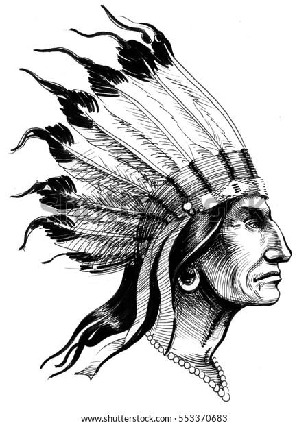 Indian Head 스톡 일러스트 553370683 | Shutterstock