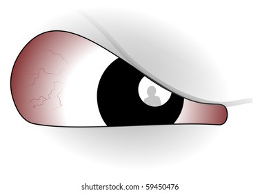 Individual Single Eye Stock Illustration 59450476 | Shutterstock