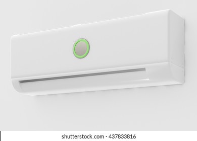 Indoor Unit Split Air Conditioner 3d Stock Illustration 437833849 ...