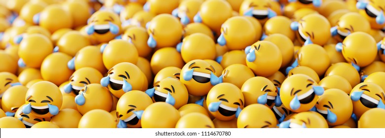 Infinite Emoticons 3d Rendering Background Social Stock Illustration ...