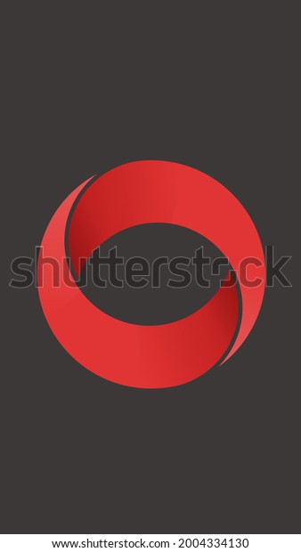 Infinity Circle Logo Beautiful Wallpaper Stock Illustration 2004334130 ...