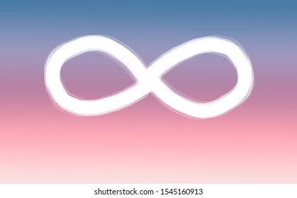 Infinity Logo Pastel Background Stock Illustration 1545160913 ...