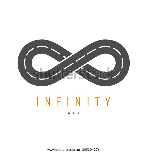 Infinity Road Logo Loop Way Symbol Stock Illustration 305204276 ...
