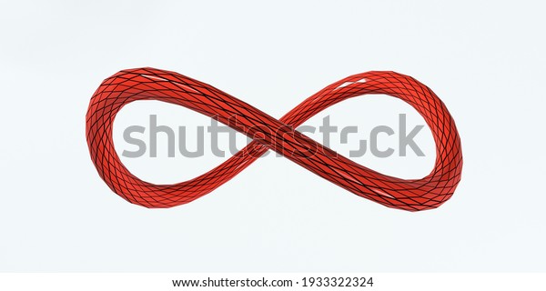 Infinity Symbol 3d Effect 3d Rendering Stock Illustration 1933322324 ...