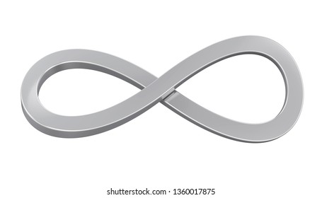 Infinity Symbol Isolated 3d Rendering 스톡 일러스트 1360017875