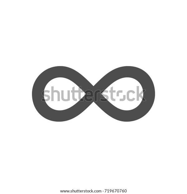 Infinity Symbol Loop Figure 8 Icon 스톡 일러스트 719670760 | Shutterstock
