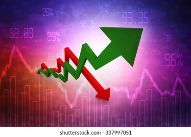 Inflation Deflation Graph Stock Illustration 337997051 | Shutterstock