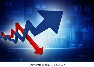 Inflation Deflation Graph Stock Illustration 340501697 | Shutterstock