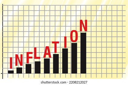 Inflation Graph Going Upward Inflation Increasing Stock Illustration ...