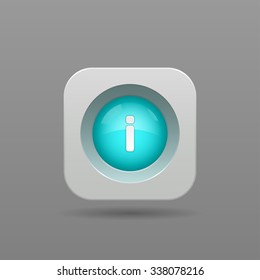 Info Button App Icon Stock Illustration 338078216 | Shutterstock
