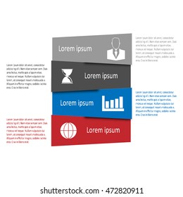 Info Graphics Development Process Business Template Stock Illustration ...