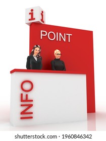 Info Point Mockup 3d Rendering Stock Illustration 1960846342 | Shutterstock