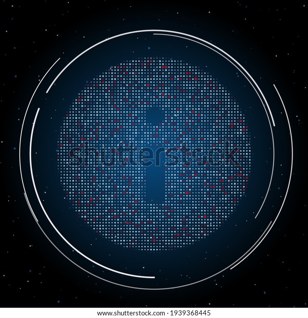 Info Symbol Filled White Dots Pointillism Stock Illustration 1939368445 ...