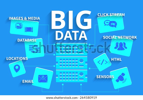 Infographics Illustration Big Data System Stock Illustration 264580919 ...