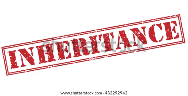 Inheritance Stamp Stock Illustration 432292942 | Shutterstock