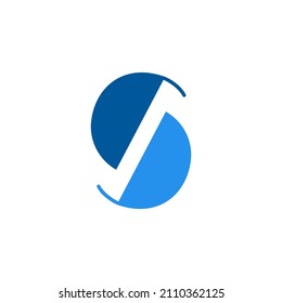 Initial S Logo Simple Easy Remember Stock Illustration 2110362125 ...