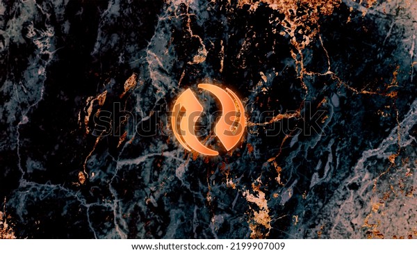 Injective Protocol Inj Cryptocurrency Coin Symbol Stock Illustration ...