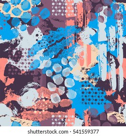 Ink Splatter Seamless Pattern Stock Illustration 541559377 | Shutterstock