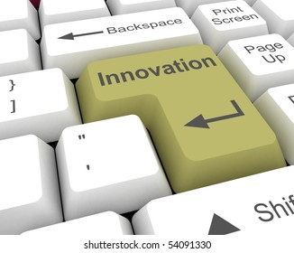 Innovation Key Stock Illustration 54091330