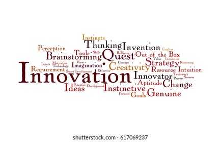 Innovation Word Cloud Stock Illustration 617069237 | Shutterstock