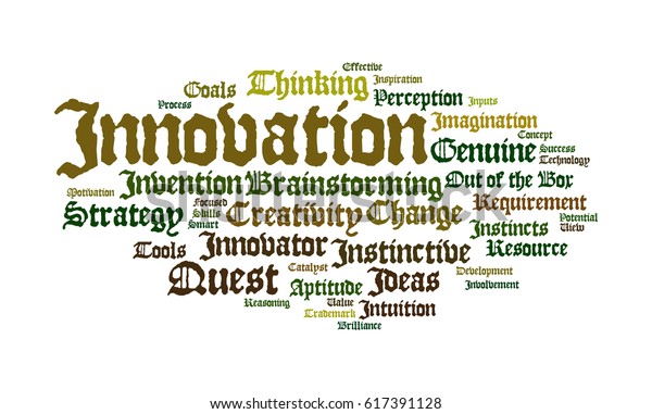 Innovation Word Cloud Stock Illustration 617391128 | Shutterstock