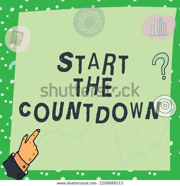 Inspiration Showing Sign Start Countdown Word Stock Illustration ... Inspiration Showing Sign Start Countdown Word Stock Illustration ...