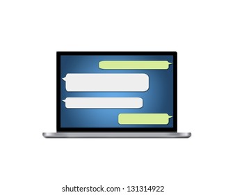 Instant Messaging Communication Stock Illustration 131314922 | Shutterstock