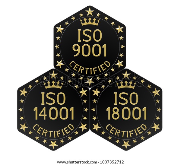 Integrated Management System Combination Iso 9001 Stock Illustration ...