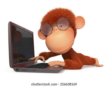 584 Monkey Laptop Images, Stock Photos & Vectors | Shutterstock