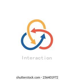 Interaction Arrows Concept Stock Illustration 236401972 | Shutterstock