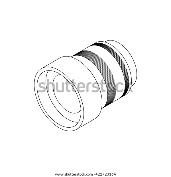 Interchangeable Lens Camera Icon Stock Illustration 422723164 ...