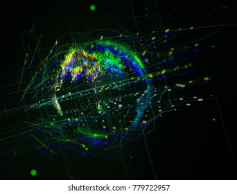 Interface Earth Communication Stock Illustration 779722957 | Shutterstock