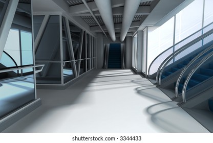 Interior Airport 3d Render Stock Illustration 3344433 | Shutterstock