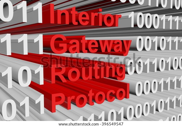 Interior Gateway Routing Protocol Presented Form Stock Illustration ...