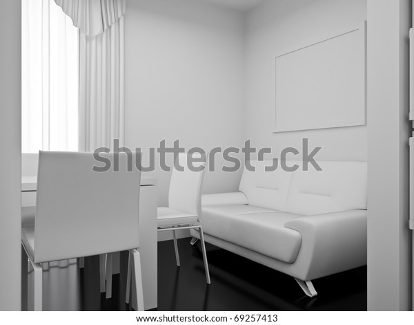 Interior Modern Room High Resolution Image Stock Illustration 69257413 ...