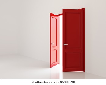 540 Double red door opening Images, Stock Photos & Vectors | Shutterstock