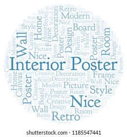 Interior Poster Word Cloud Stock Illustration 1185547441 | Shutterstock