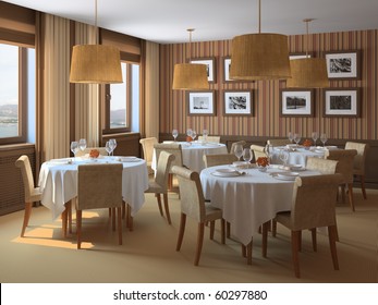 82,545 Restaurant interior illustration Images, Stock Photos & Vectors ...