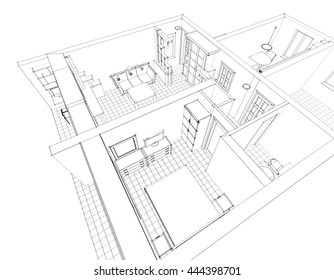 128,976 Line sketch interior Images, Stock Photos & Vectors | Shutterstock