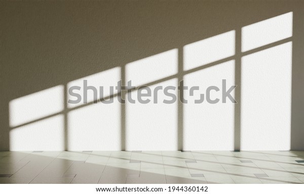 Interior Wall Window Illumination Making Hard Stock Illustration ...